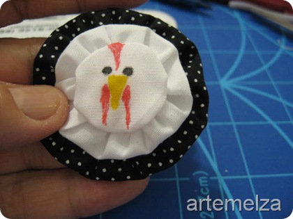 ARTEMELZA - Arte e Artesanato: Porta saco frango depenado.